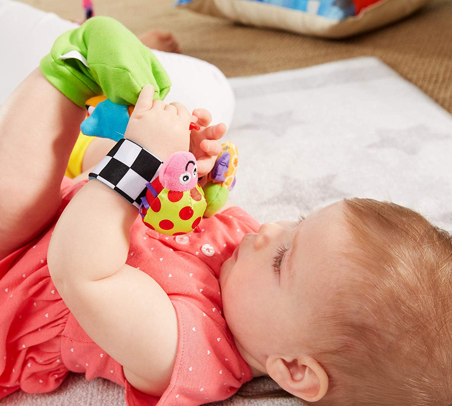 Lamaze Gardenbug Wrist Rattle Foot Finder Set | Toys for babies ...
