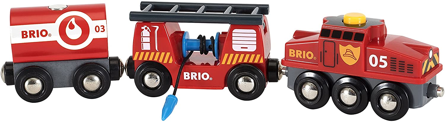 BRIO World Fire & Rescue - Rescue Fire Train | Toys for babies ...